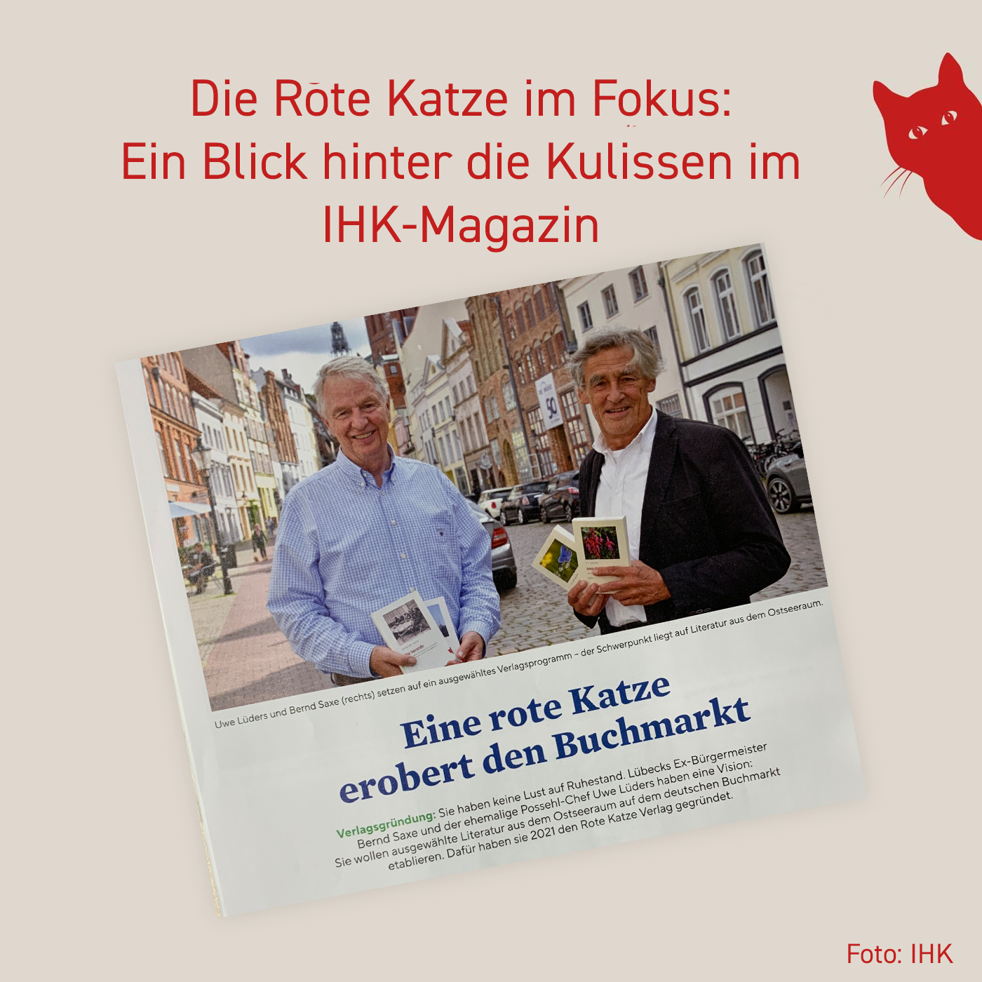 Die Rote Katze im Fokus: Ein Blick hinter die Kulissen im IHK-Magazin ...